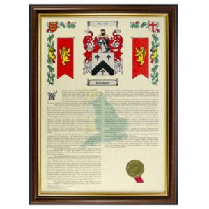Prints & Scrolls - Coat of Arms - Family Crest - Hall of Names